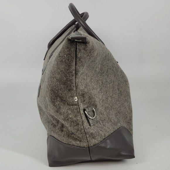 DSW | Bags | Dsw Designer Shoe Warehouse Tote Bag Gray Flannel ...